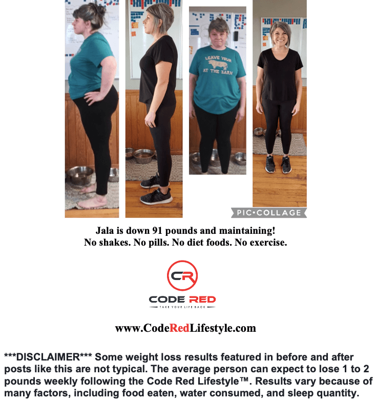 Down 91 pounds and keeping it off! - Cristy "Code Red" Nickel