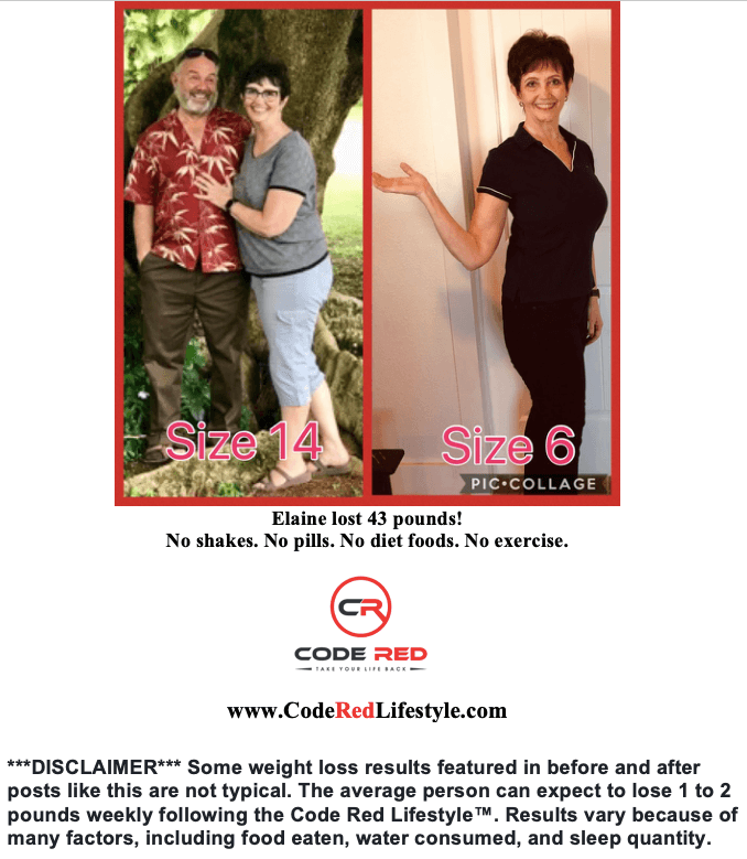 Down 43 pounds at age 68! - Cristy "Code Red" Nickel