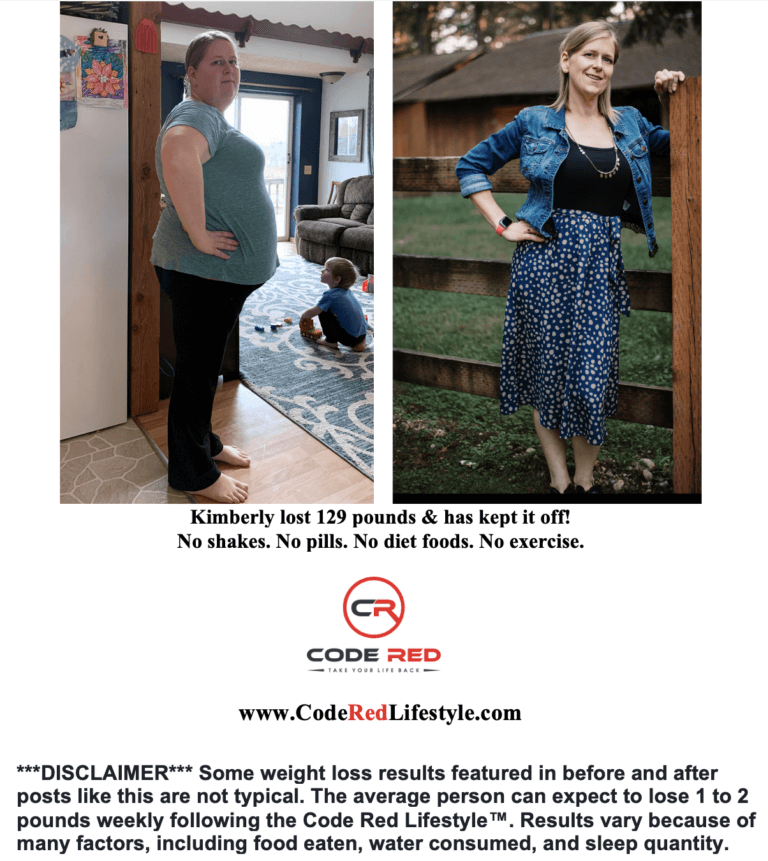 Down 129 pounds and keeping it off! - Cristy "Code Red" Nickel